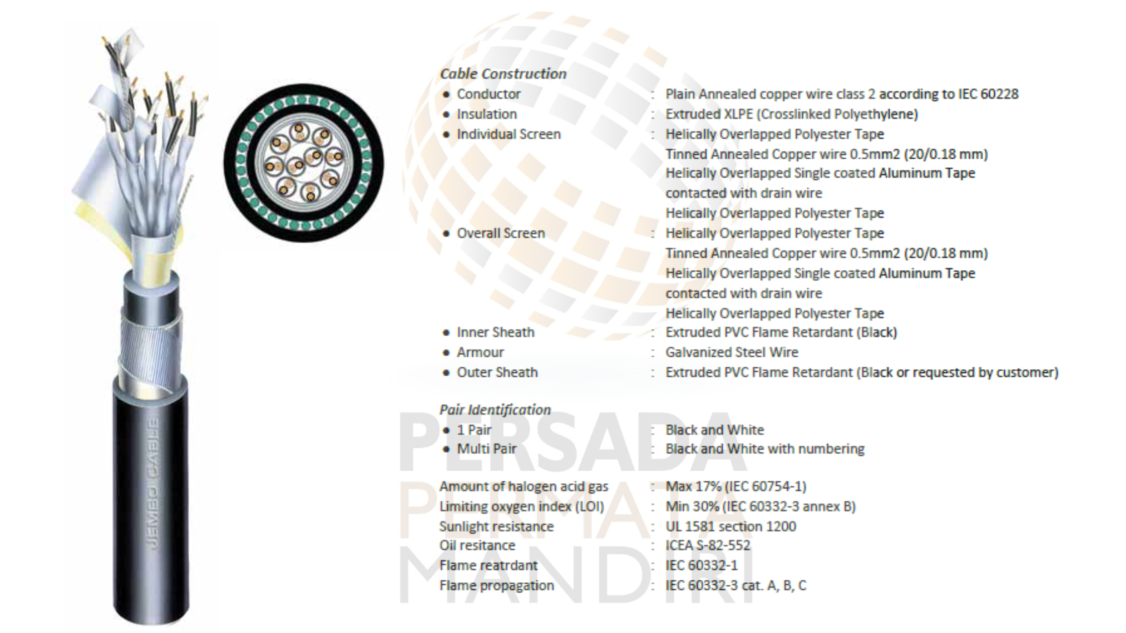Kabel Instrument | PT PERSADA PERMATA MANDIRI