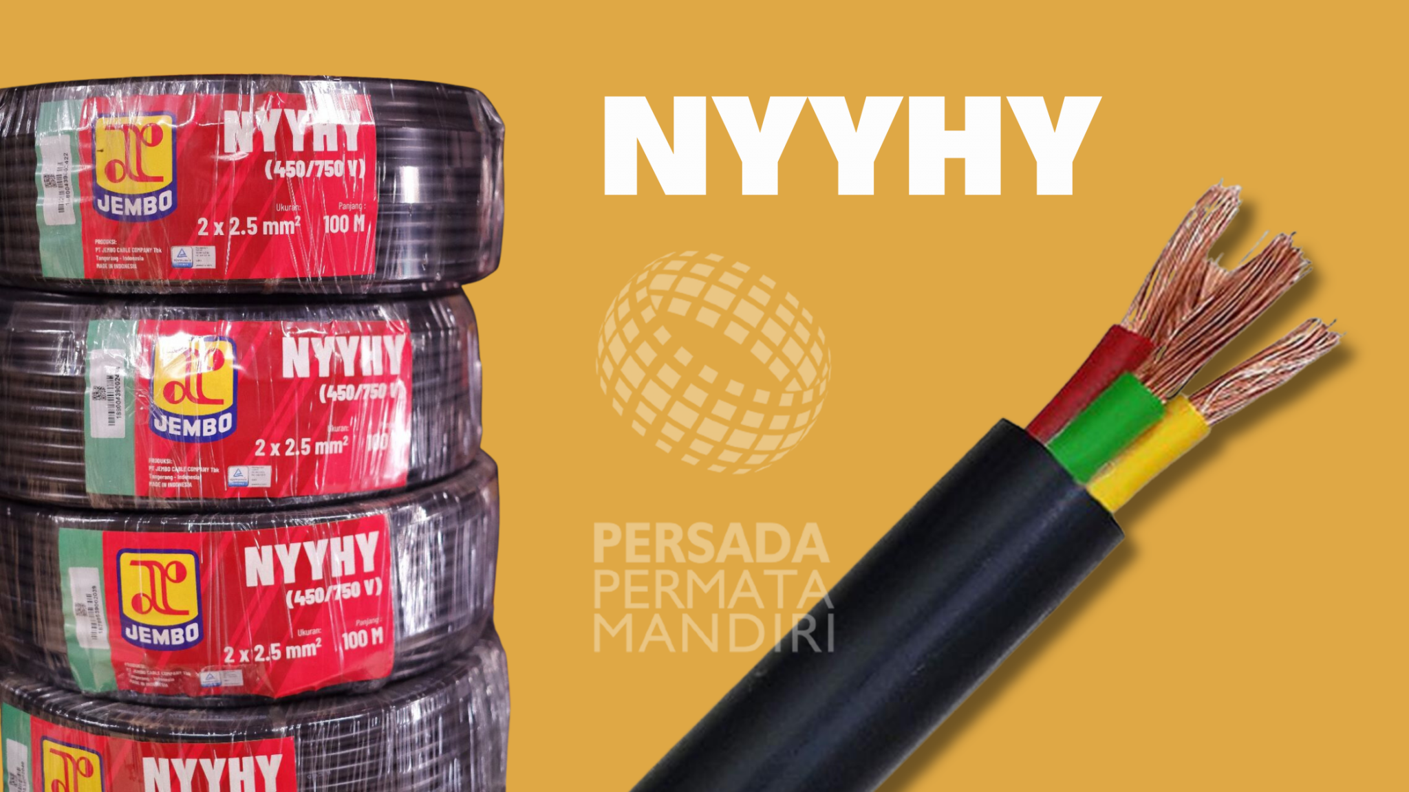 Kabel NYYHY Merk Jembo: Solusi Kabel Berkualitas untuk Instalasi ...
